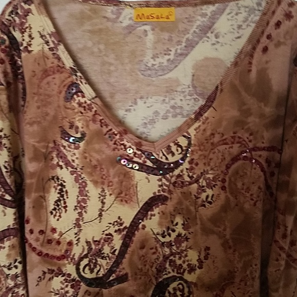 Masala | Tops | Cotton T Shirt In Pretty Earth Tones | Poshmark